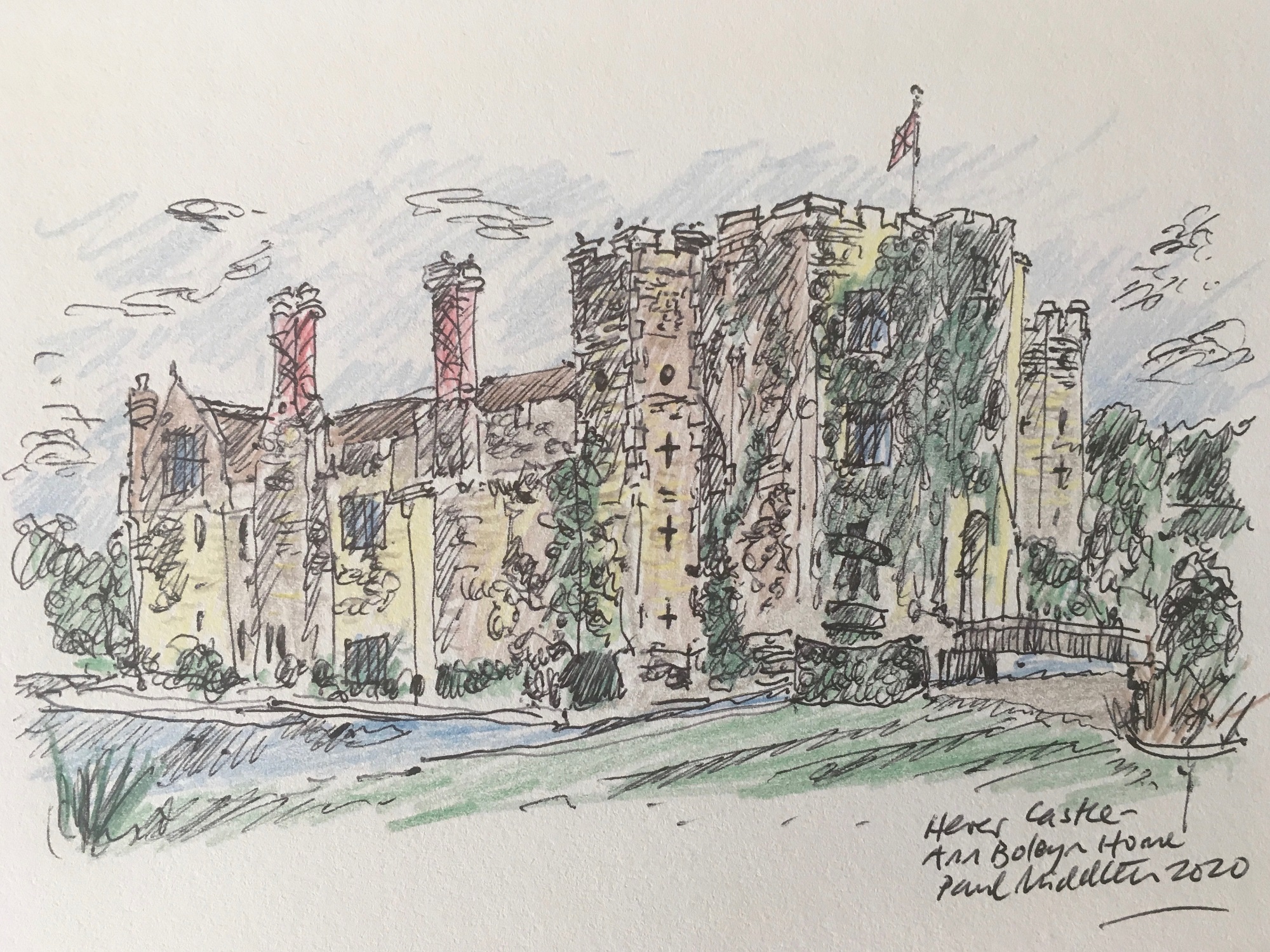 Artist, Paul Middleton describes his drawings of Historic Houses ...